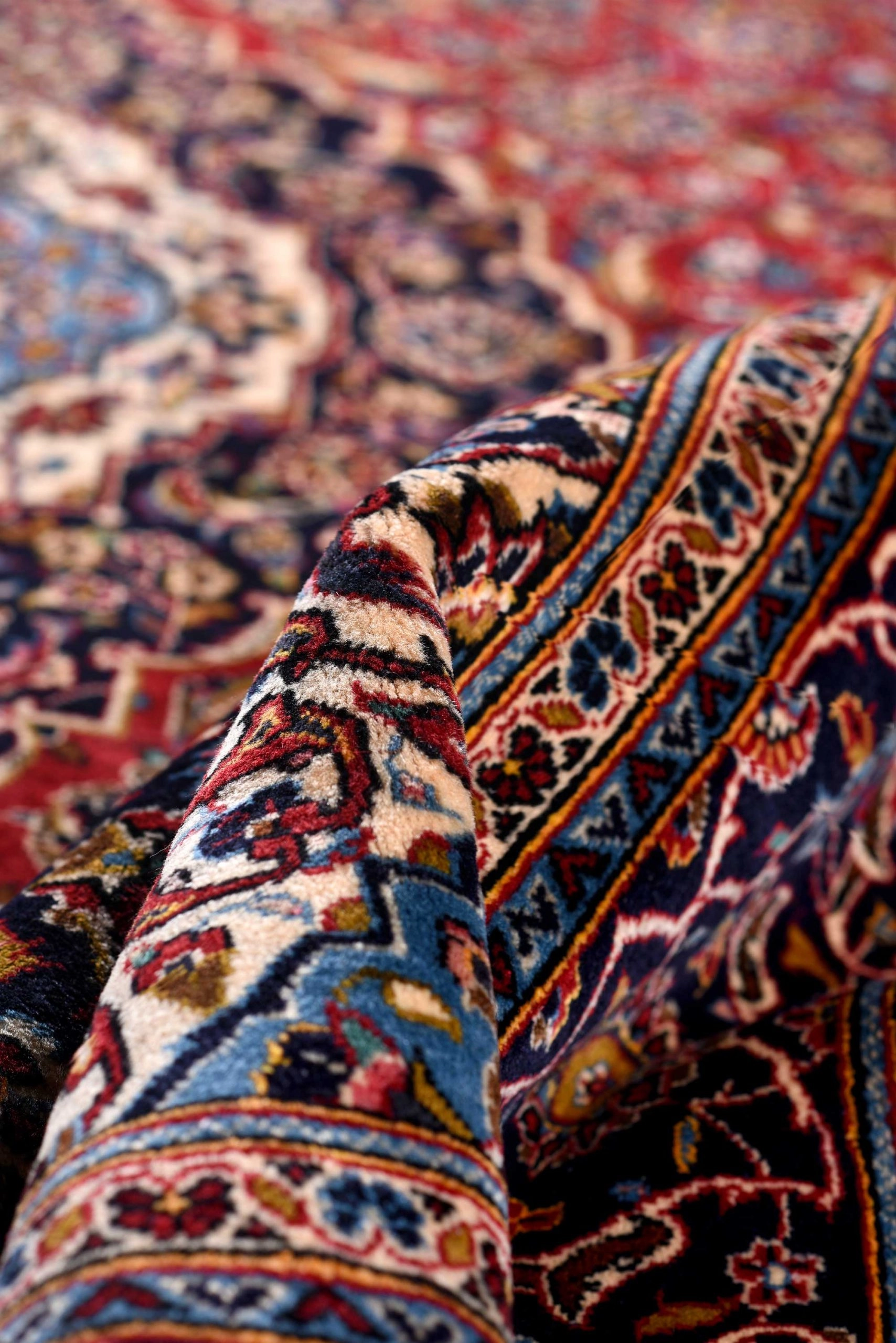 Red Kashan rug, 2x3m Persian rug for sale DR219 | CarpetShip