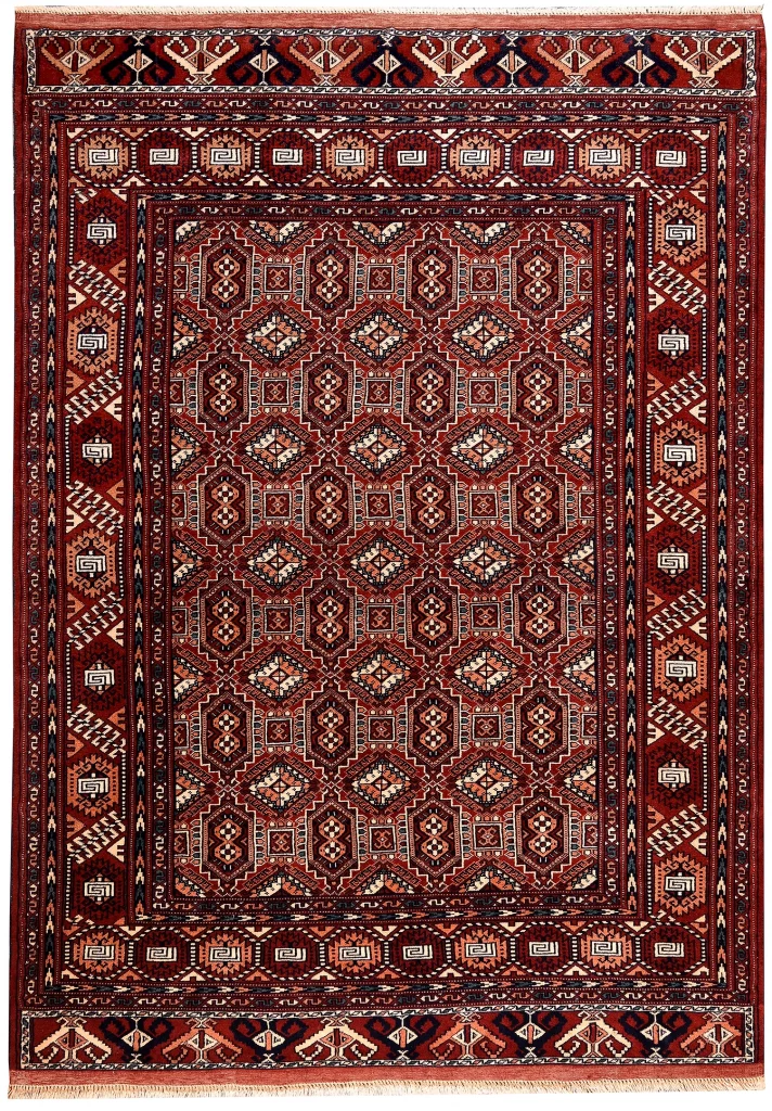 Bokhara Rug, Turkmen Tughrgol Design 2010 | CarpetShip