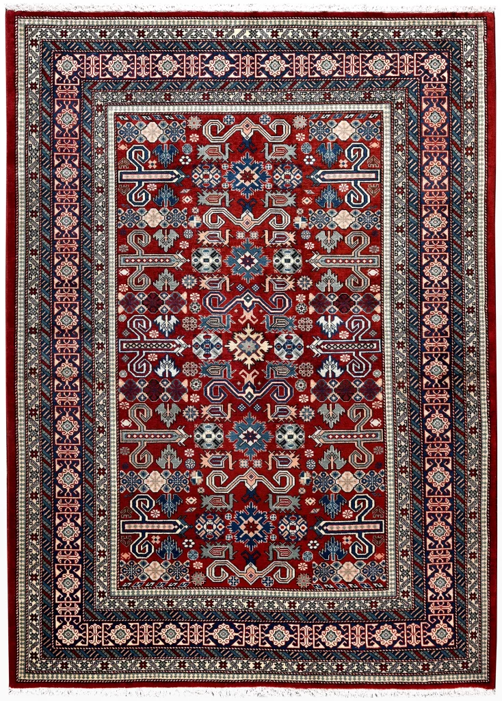 Kazak Rug ~1990, Caucasian Kazak Design | CarpetShip